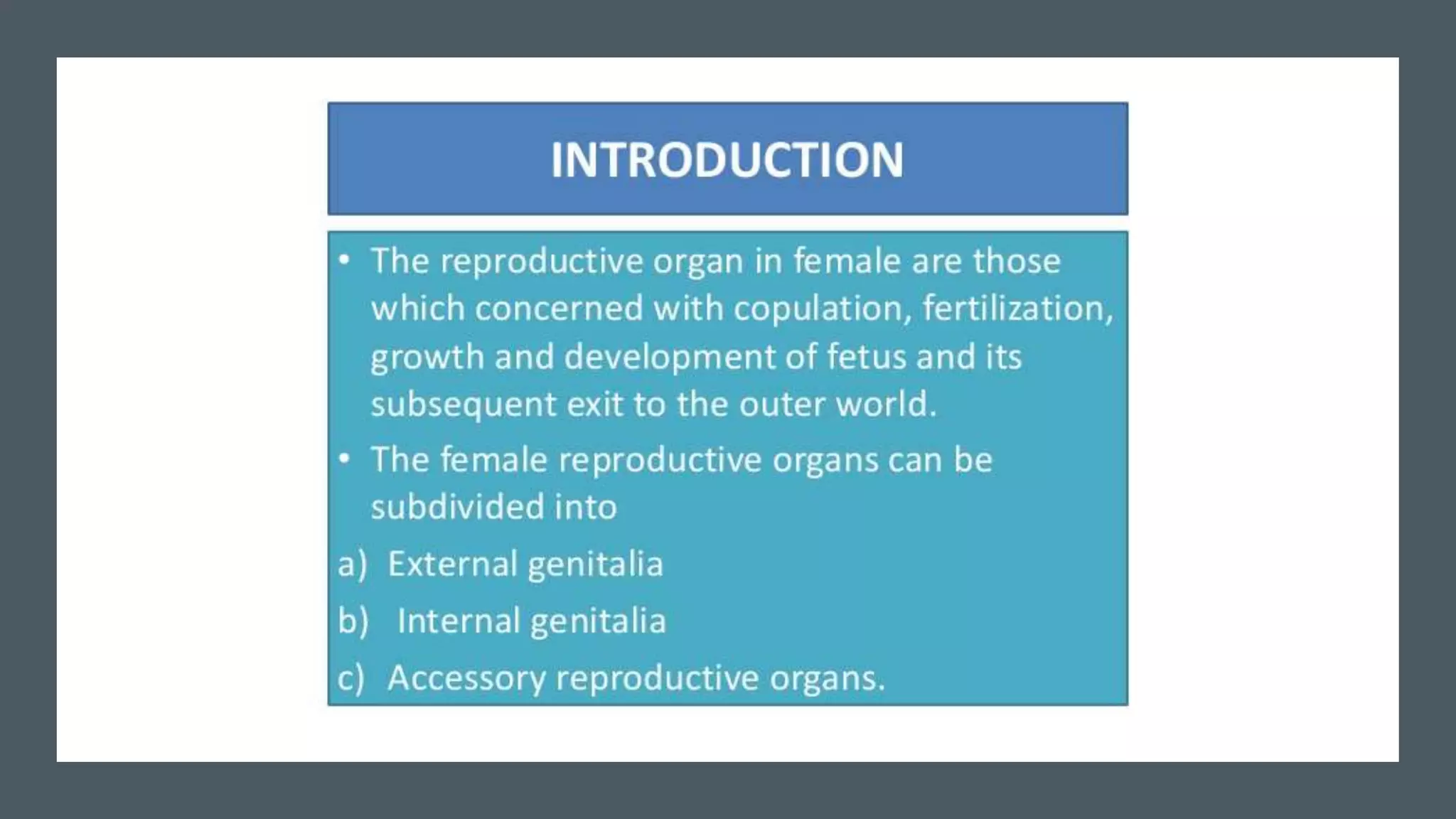 Female reproductive system | PPT