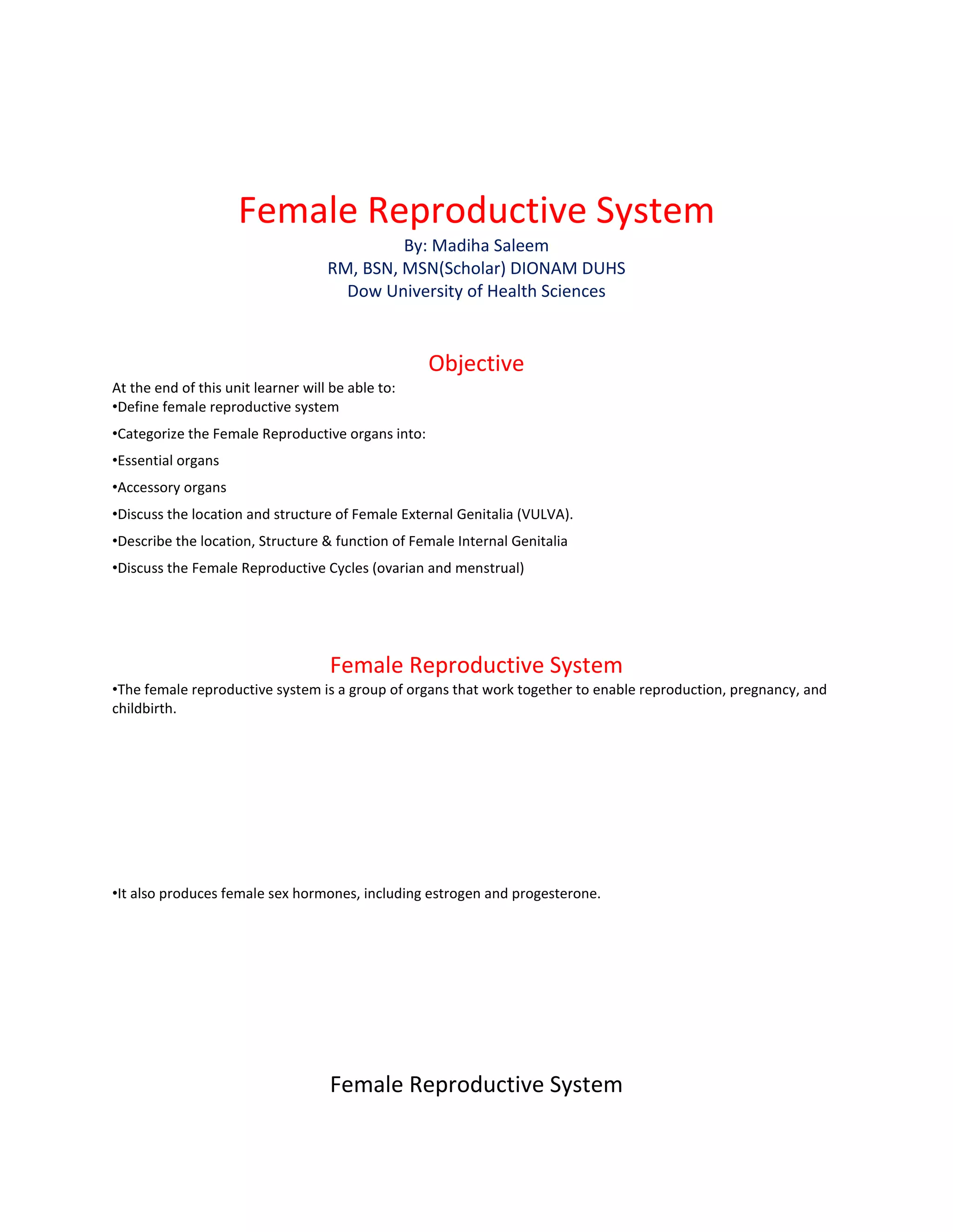 Female Reproductive System.docx