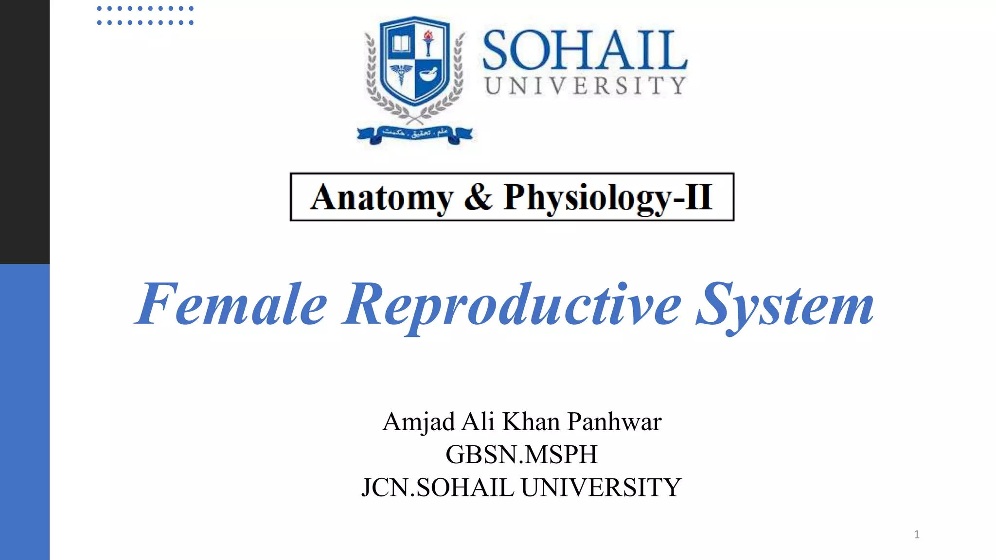 Female Reproductive System Pptx