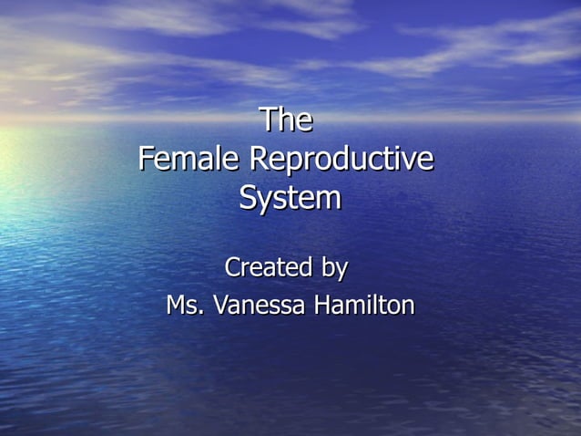Female reproductive system presentation | PPT | Pregnancy ...