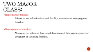 PPT On Female Reproductive Toxicology | PPTX