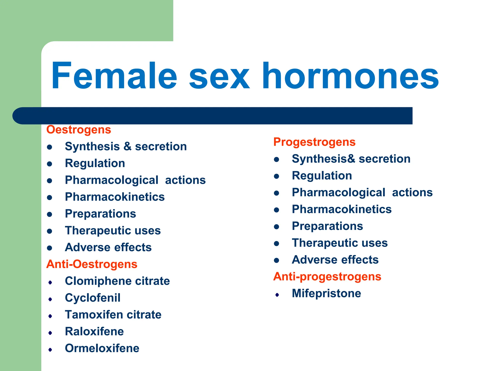 Female Sex Hormone Estrogen Pptjjjjjjjjjjjjjjjj Ppt