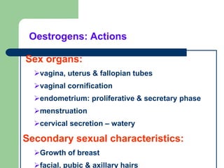 Female Sex Hormone Estrogen.pptjjjjjjjjjjjjjjjj | PPT | Reproductive Health | Diseases and ...