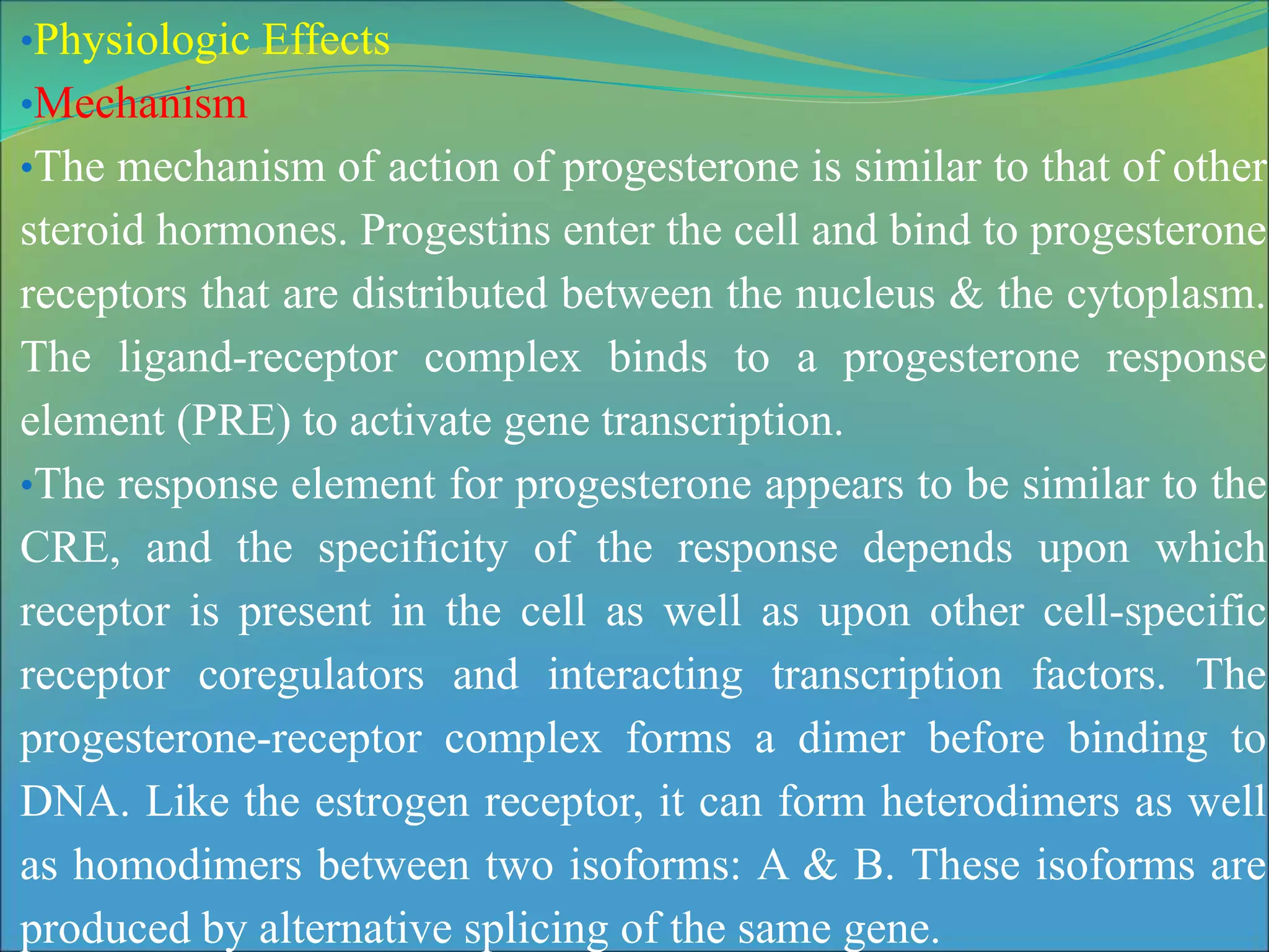 Pharnacology Of Female Sex Hormones Ppt