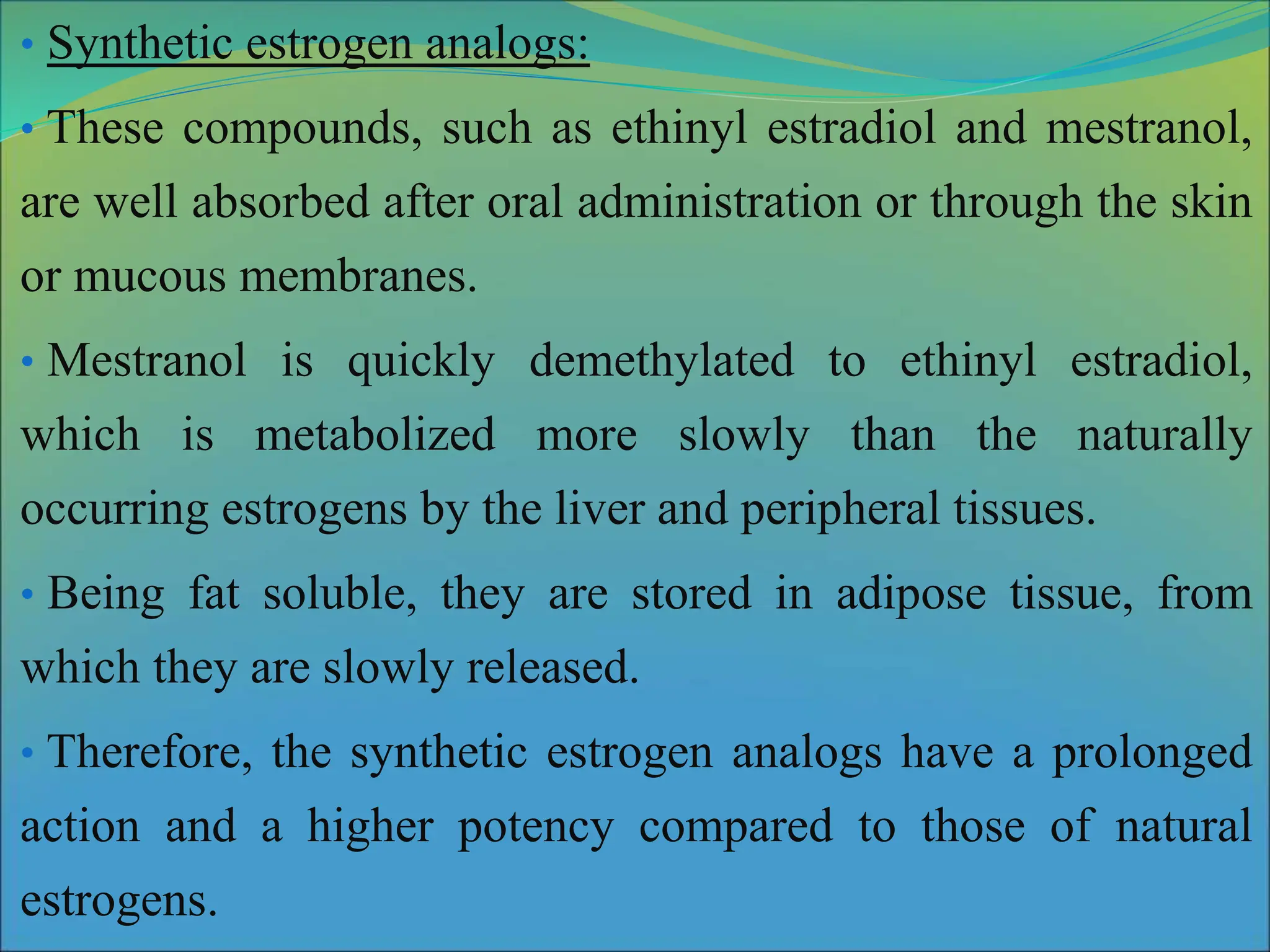 pharmacology of Female Sex Hormones final.ppt