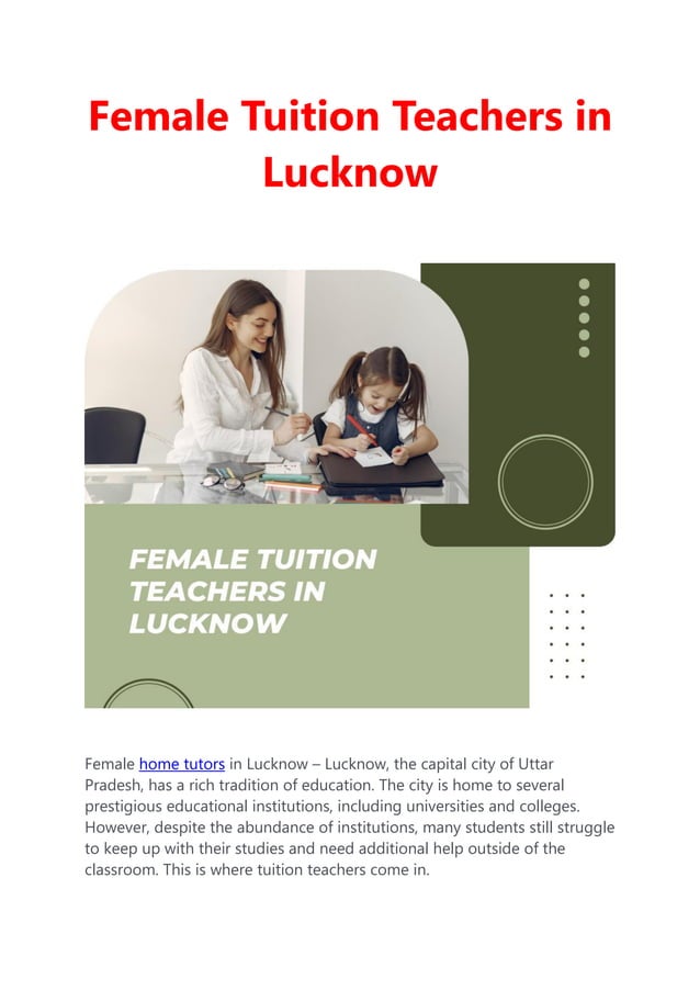 Female Tuition Teachers in Lucknow.pdf