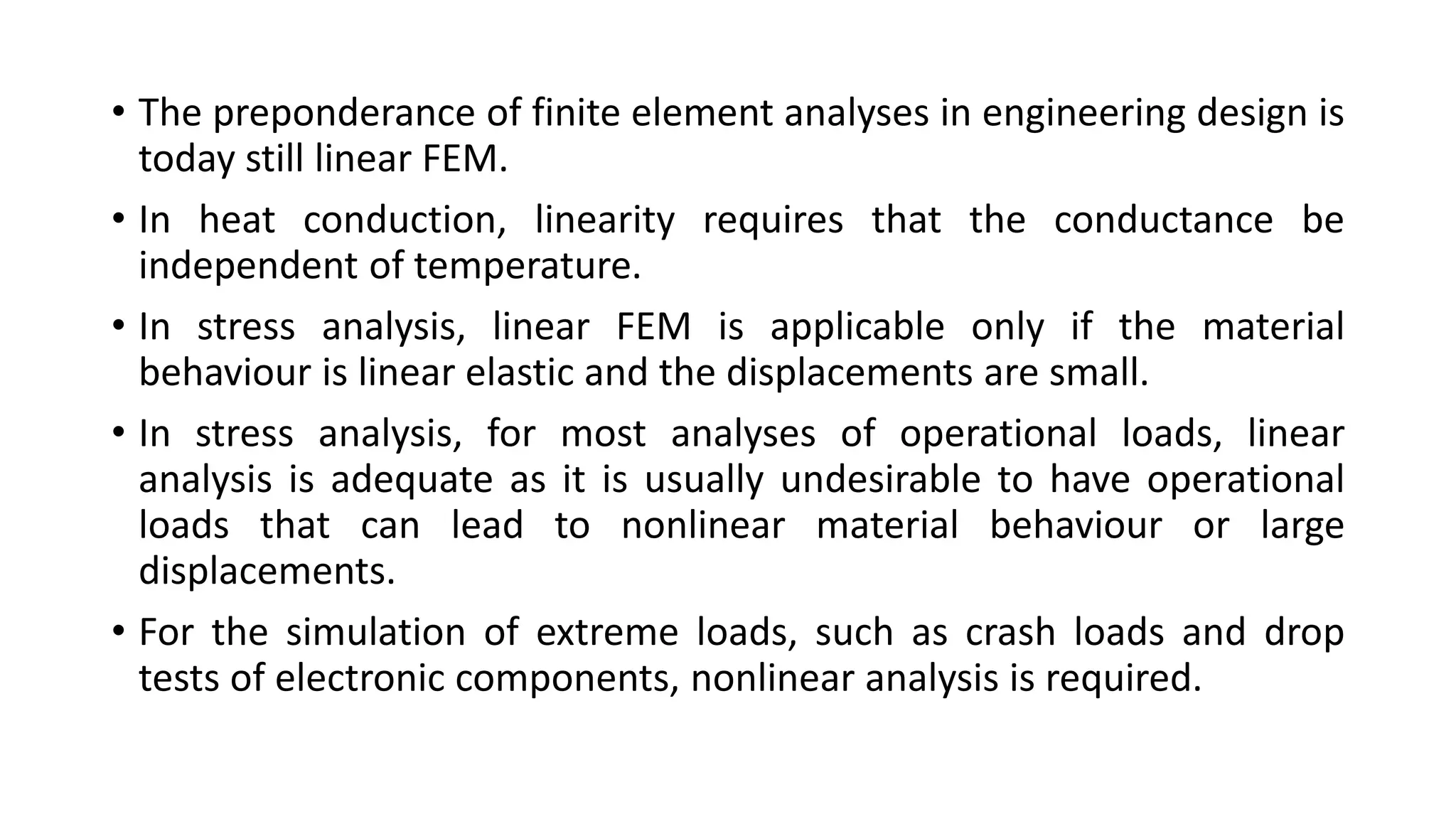 FEM and it's applications | PPTX