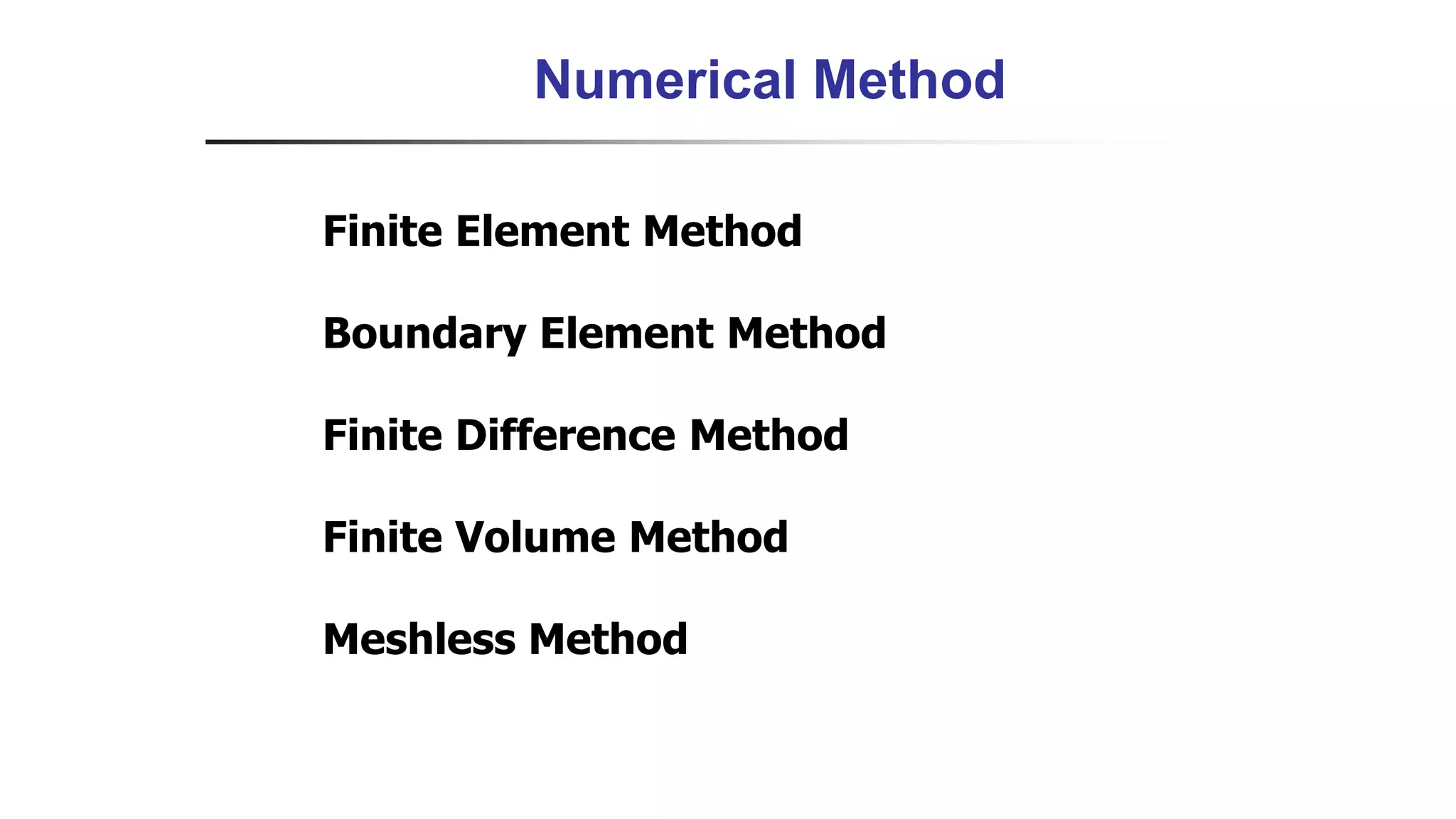 FEM and it's applications | PPTX | Physics | Science