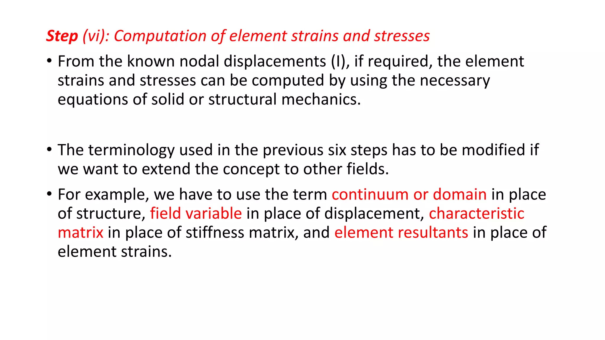 FEM and it's applications | PPTX