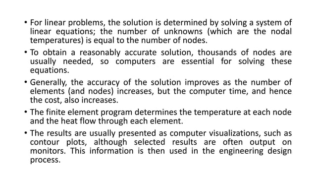 FEM and it's applications | PPTX | Physics | Science