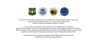 FEMA Dam Safety Pocket Guide | PDF