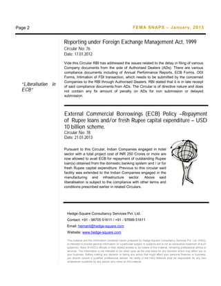 Fema snaps january 2013 | PDF