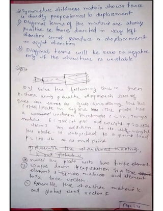 Fem assignment 1 | PDF