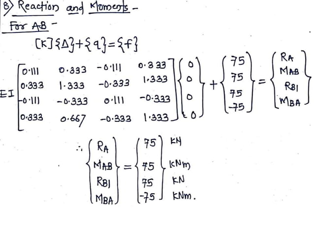 Beam Analysis Using Finite Element Method By Anujajape Pptx Physics 7135