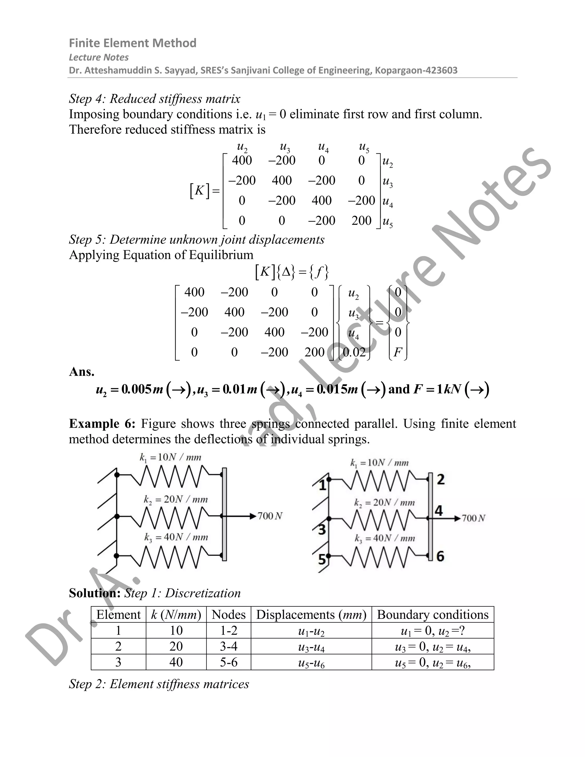 Fem class notes | PDF