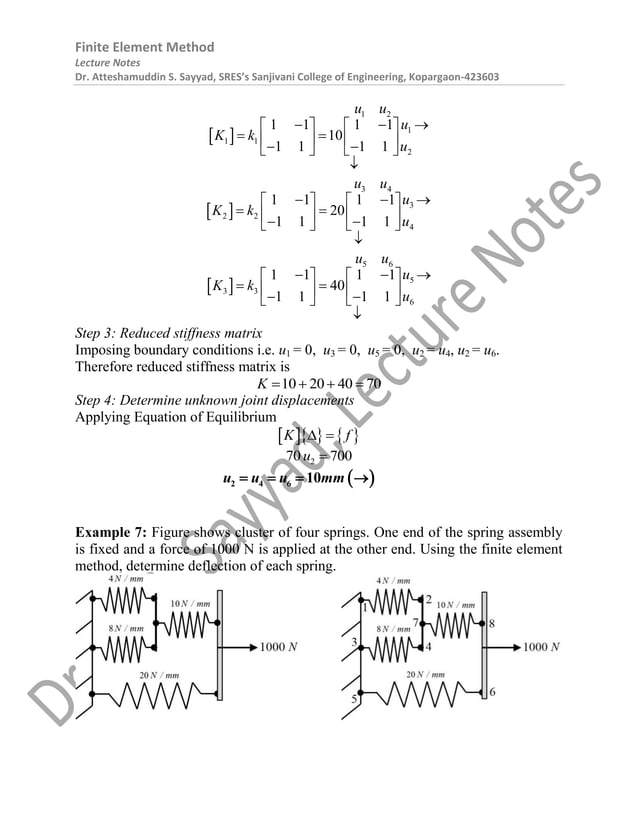 Fem class notes | PDF | Physics | Science