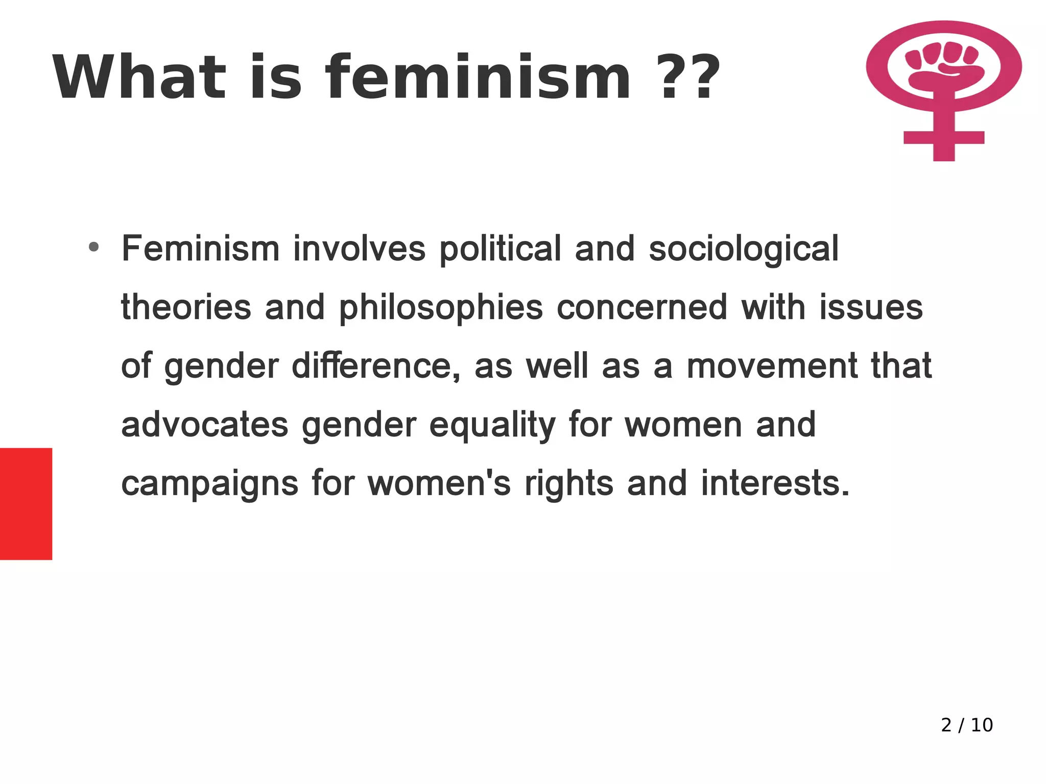 Femenism ppt | PPT