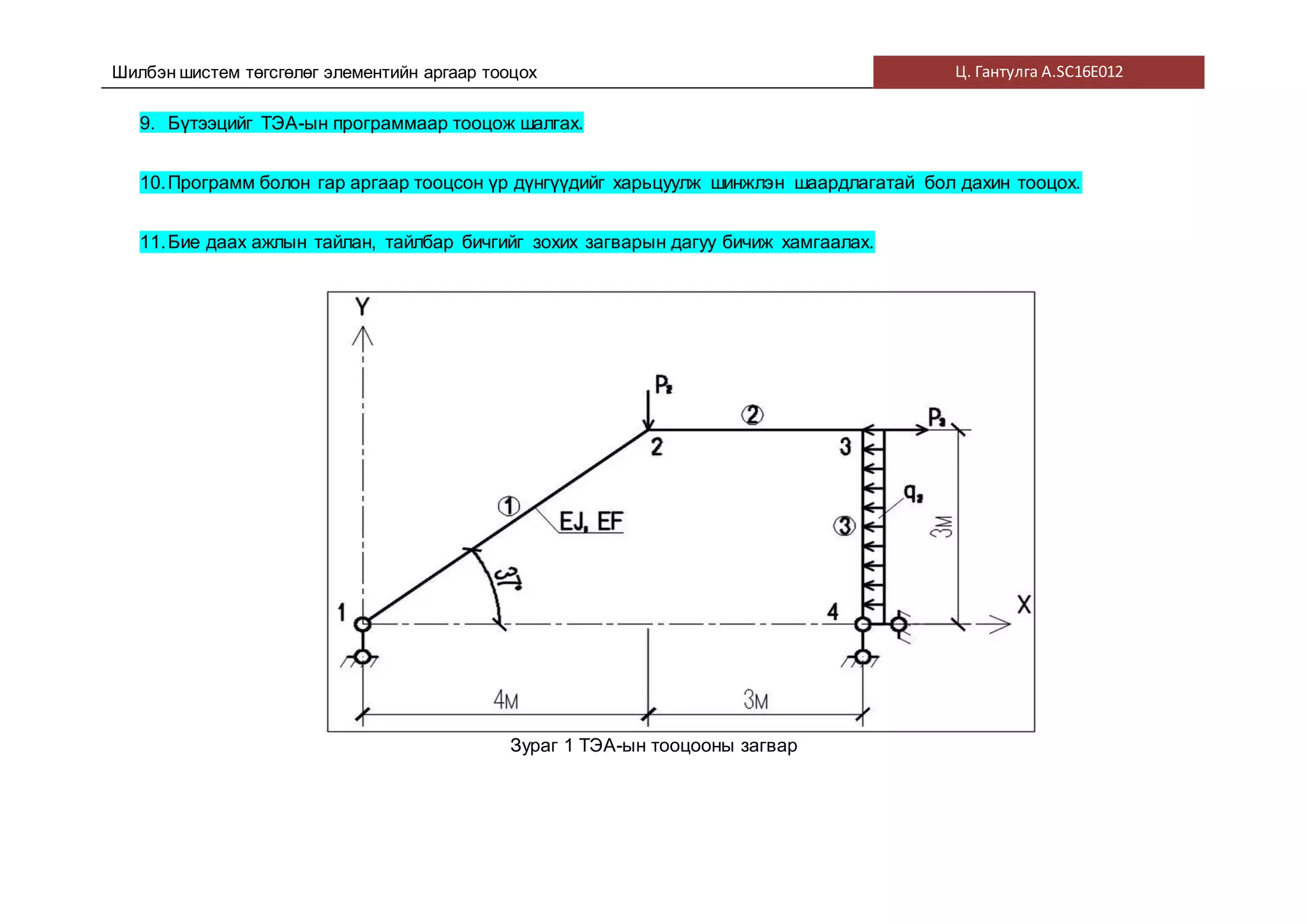 Fem frame analysis | PPT