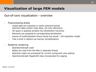 Visualization of large FEM meshes | PPT | Graphics Software | Computer Software and Applications