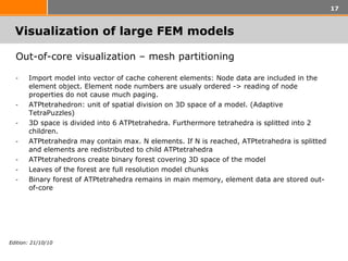 Visualization of large FEM meshes | PPT | Graphics Software | Computer Software and Applications