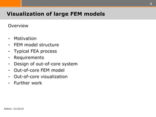 Visualization of large FEM meshes | PPT | Graphics Software | Computer ...