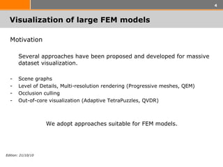 Visualization of large FEM meshes | PPT | Graphics Software | Computer ...