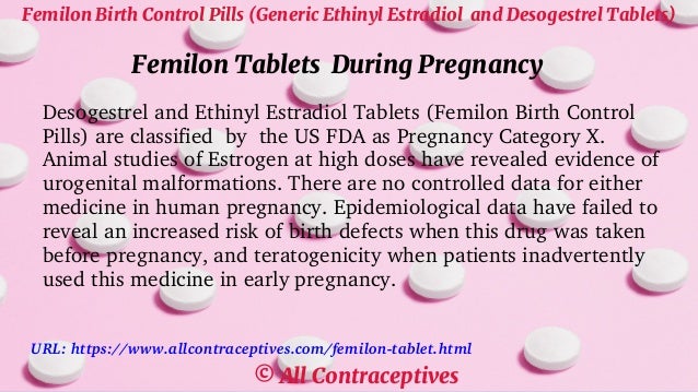 Femilon Birth Control Pills (Generic Ethinyl Estradiol and Desogestrel ...