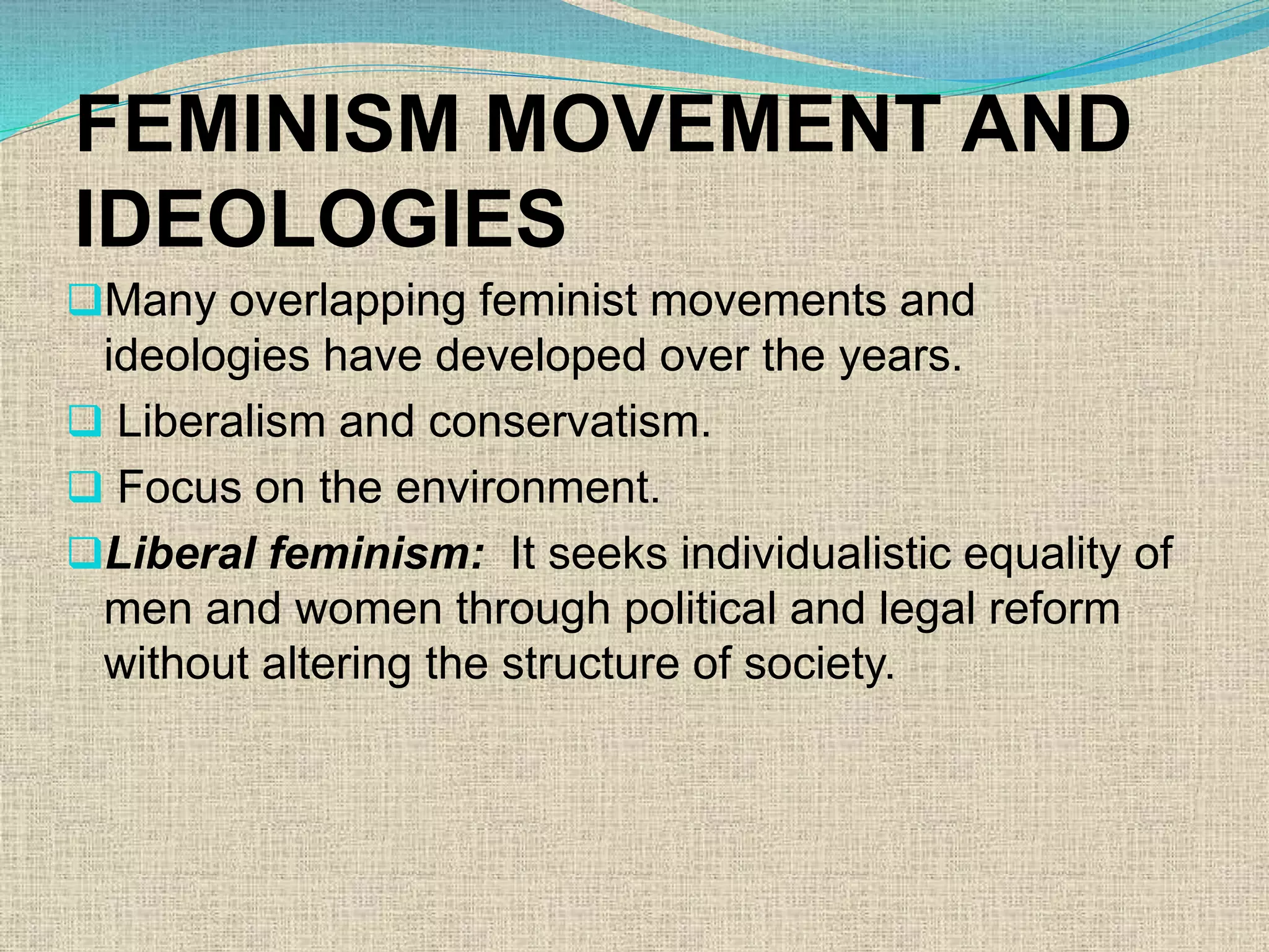 Feminism | PPTX