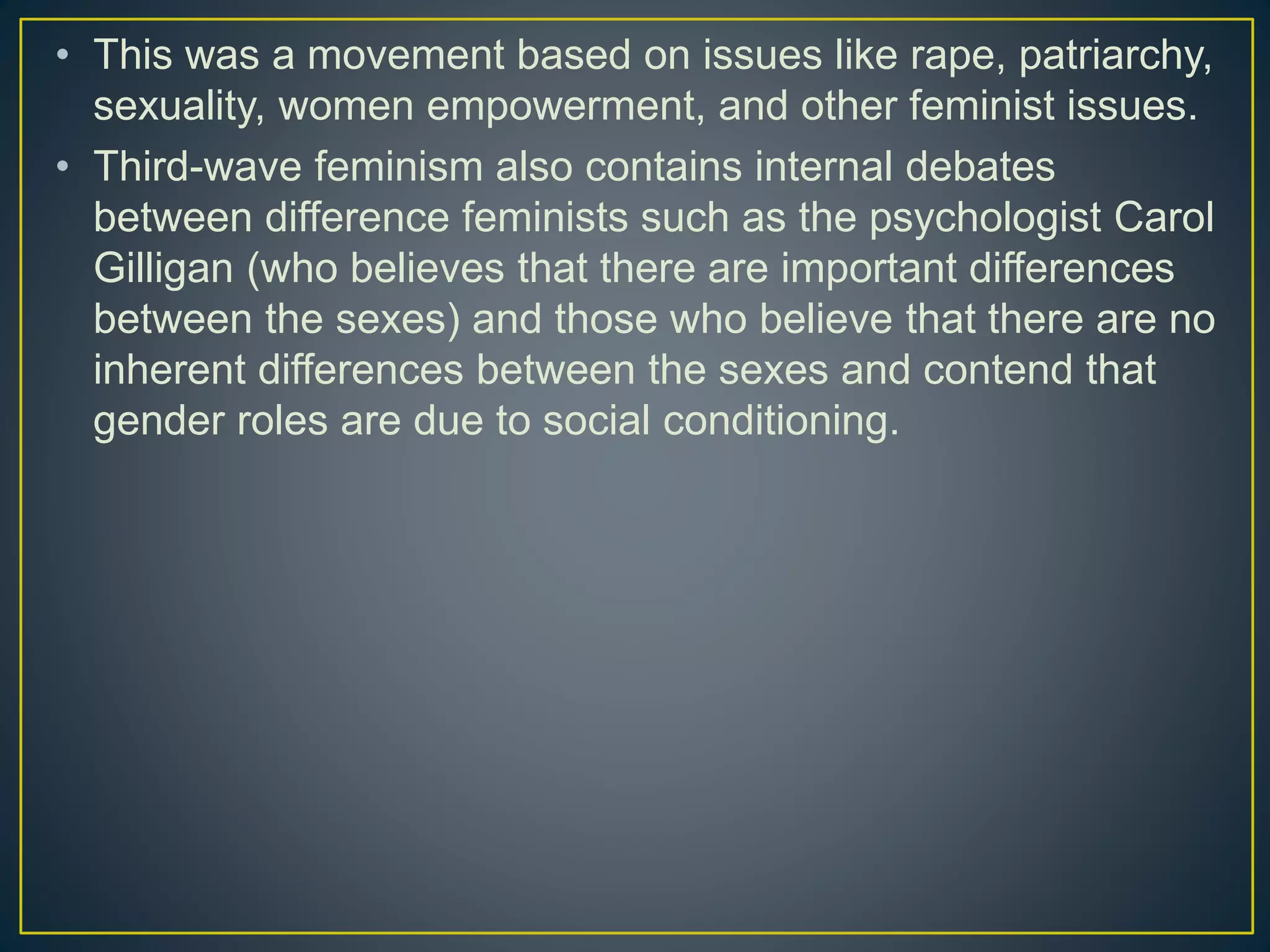 Feminism | PPTX