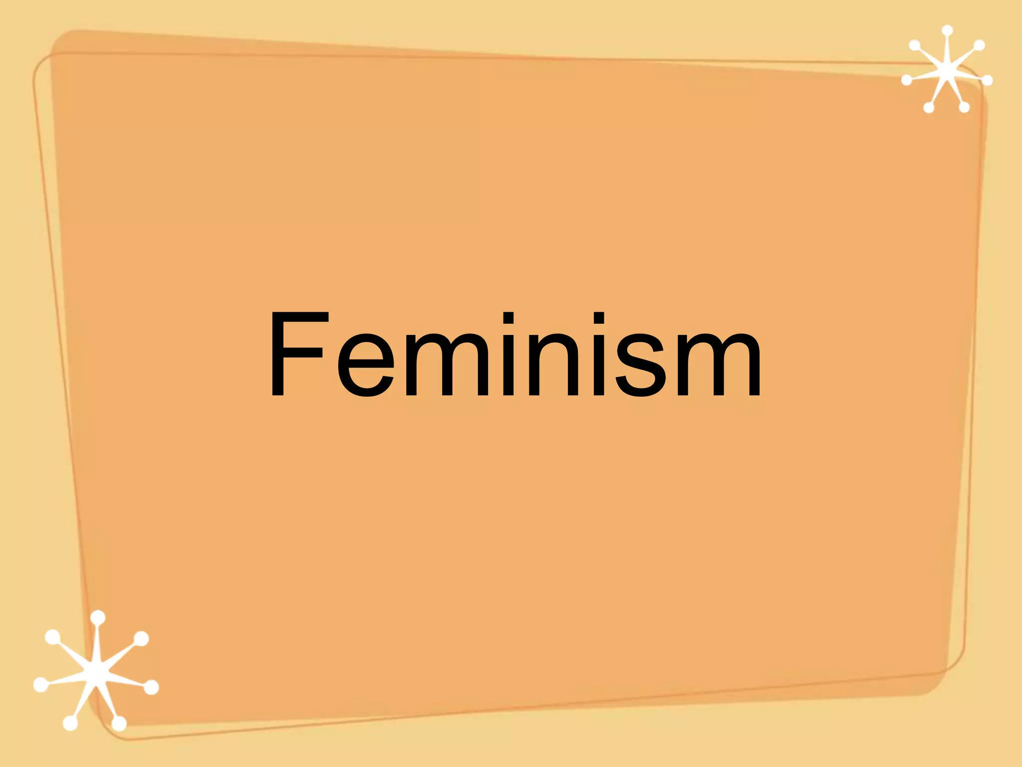 Feminism | PPT