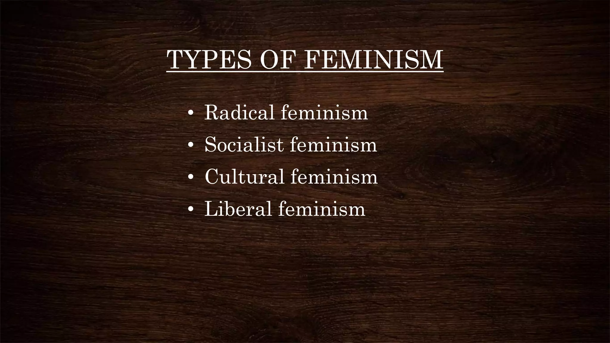 Feminism | PPTX