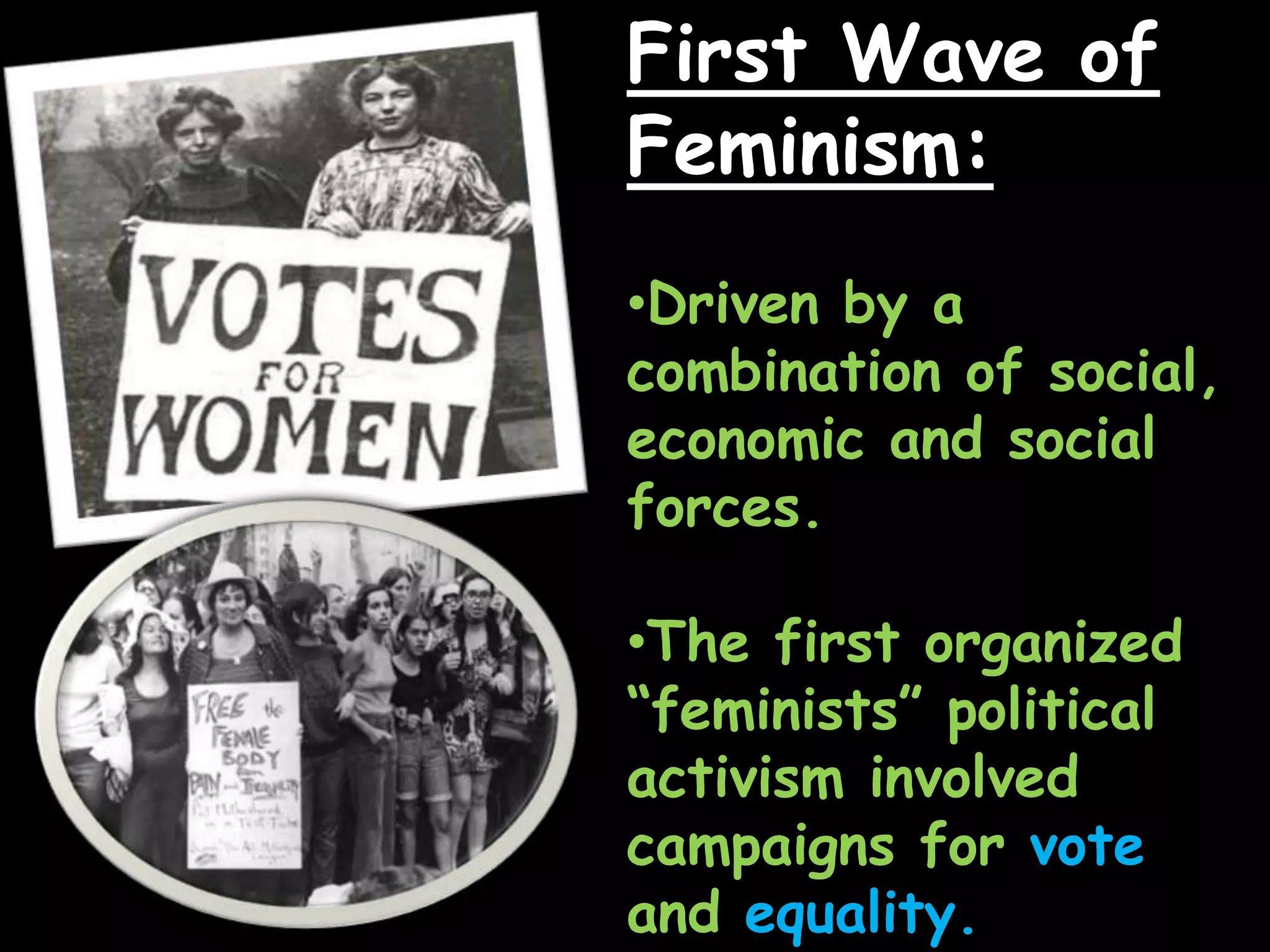 Feminism | PPTX | Debated Sensitive Social Issues | Sensitive Topics