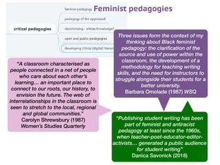 Education technology - a feminist space? | PPT