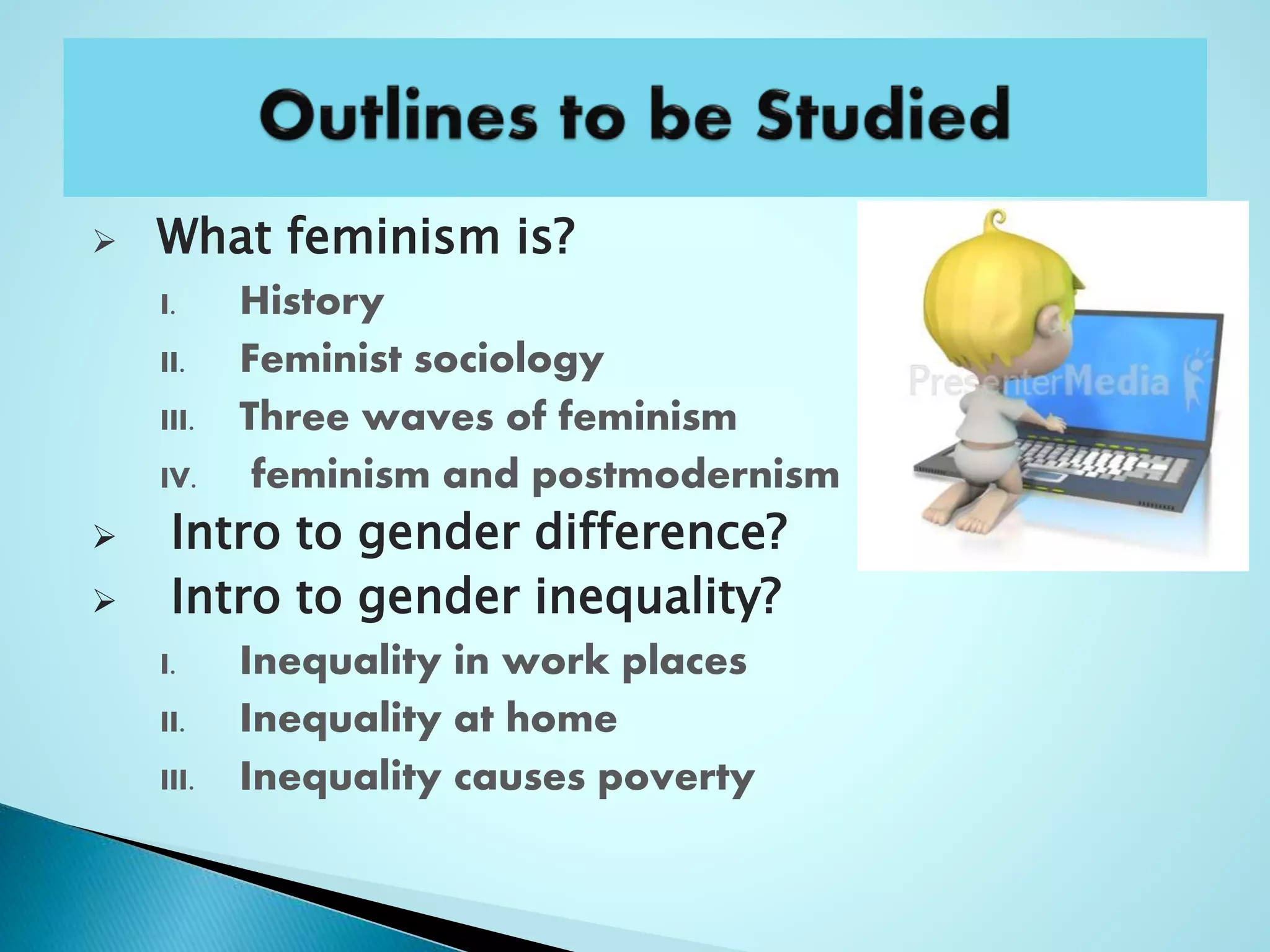 Feminism and gender equality | PPTX