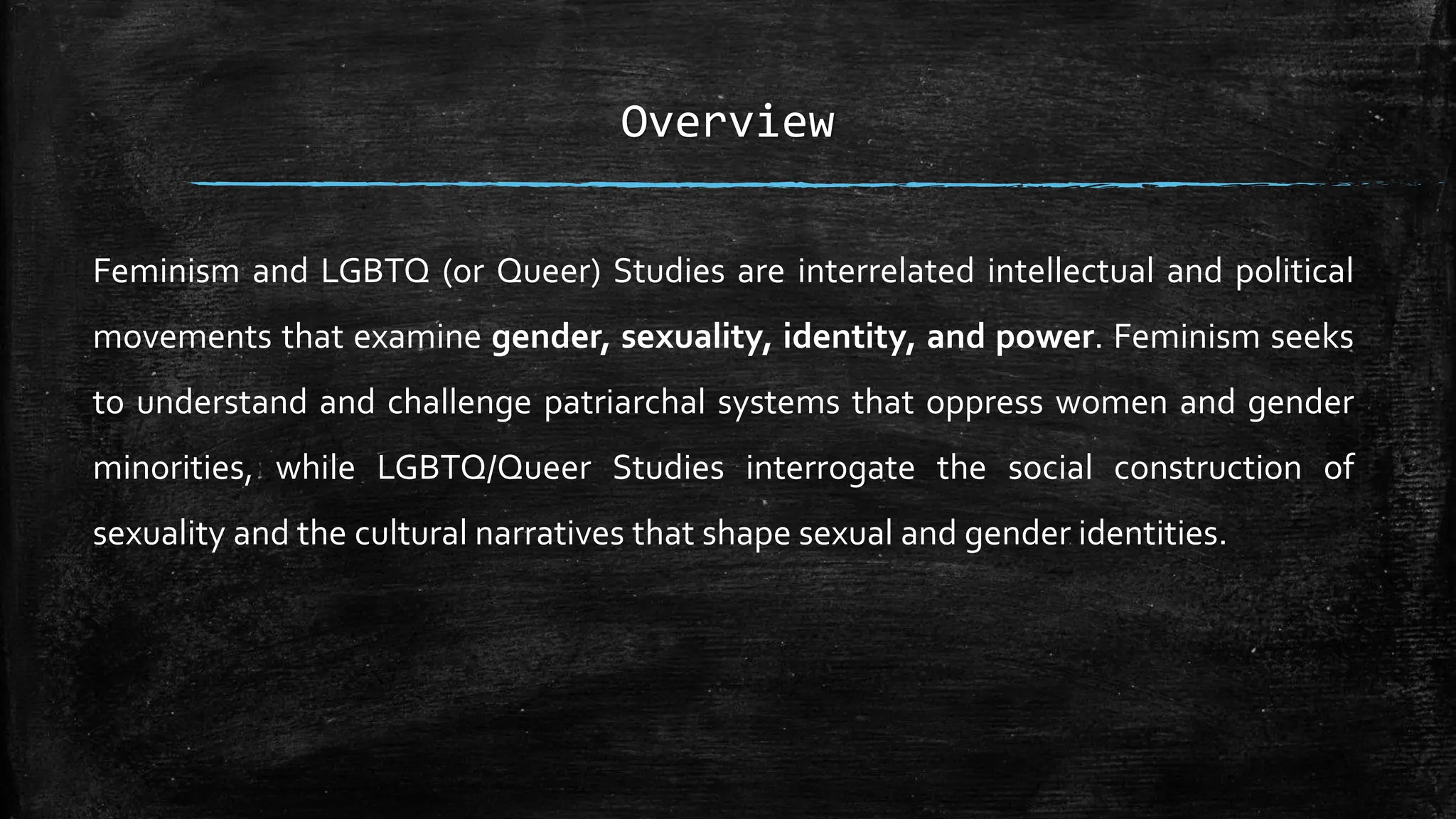 Feminism and LGBTQ Studies Slides asNUML | PDF