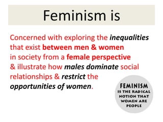 Feminism an introduction | PPTX
