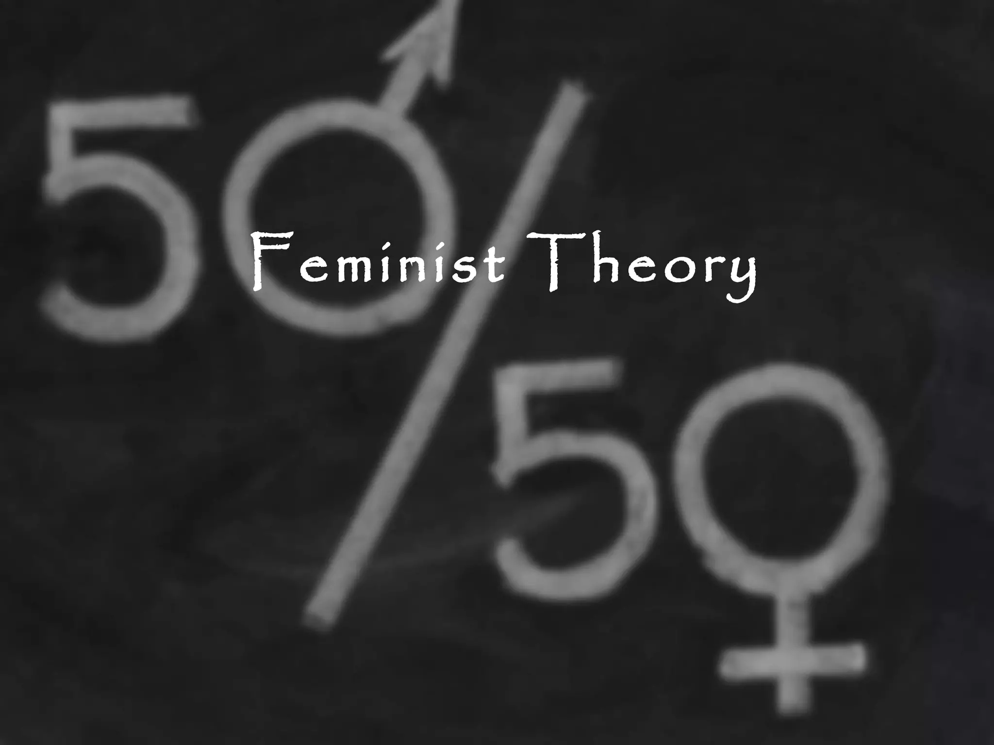 Feminism Theory | PPT