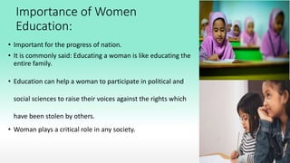 Impact of Feminism on society Feminism English presentation topic | PPT
