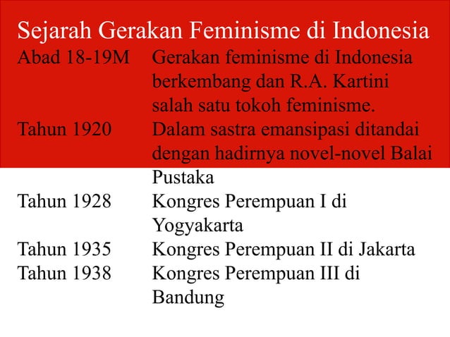 Feminisme | PPTX