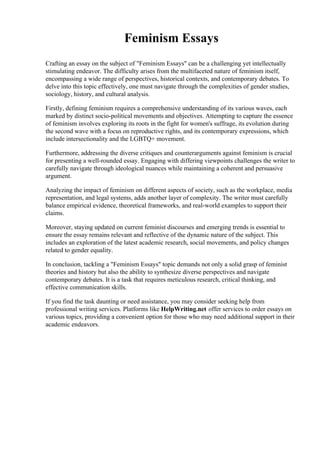 Feminism Essays.pdf
