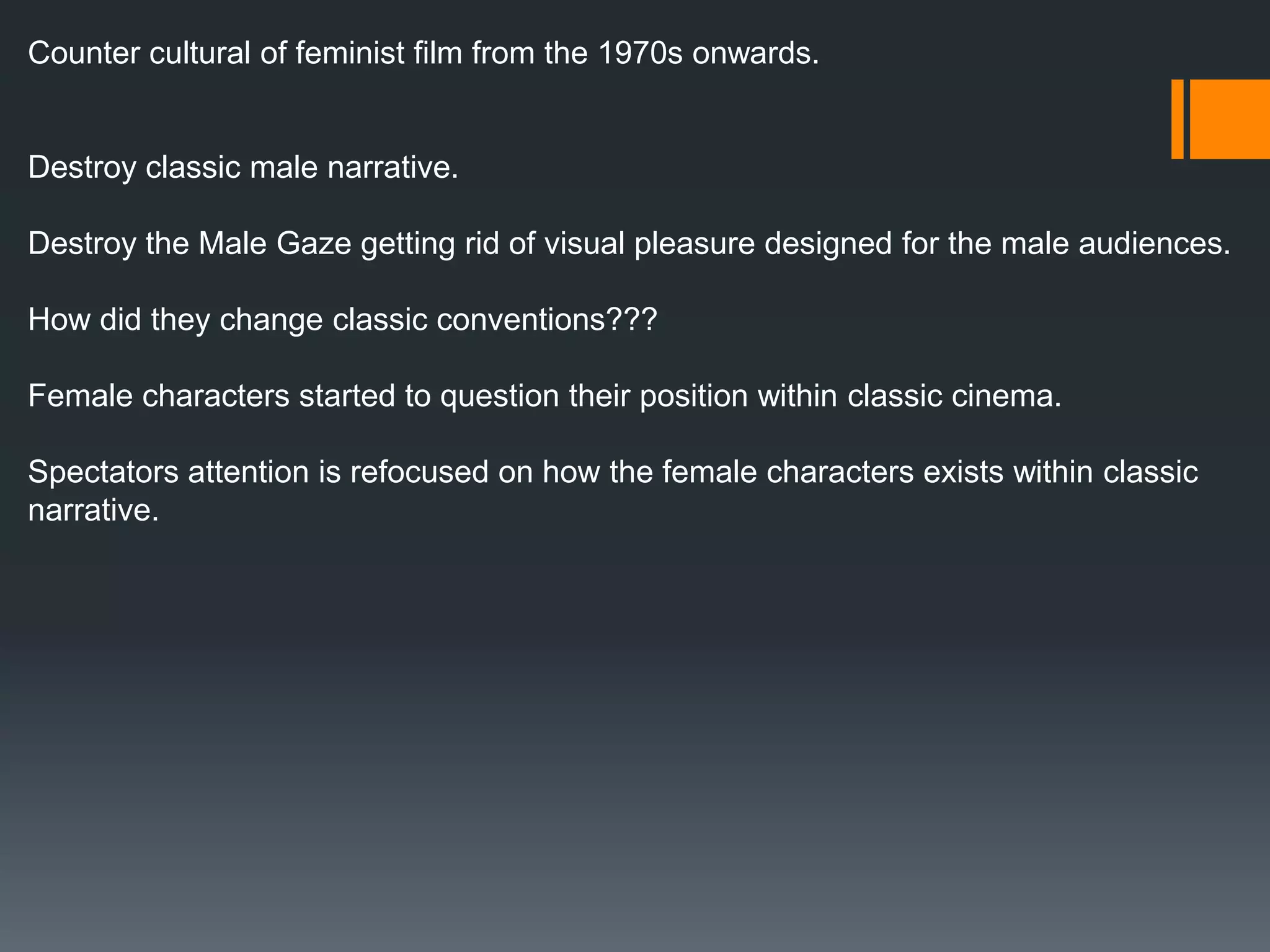 Feminism film theory | PPTX