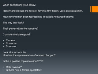 Feminism film theory | PPTX