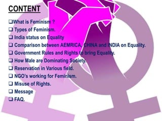 Feminism | PPTX