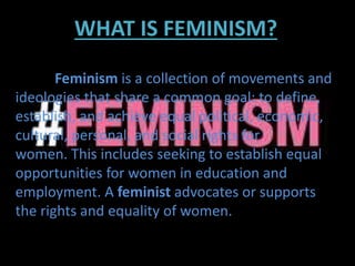 Feminism | PPTX
