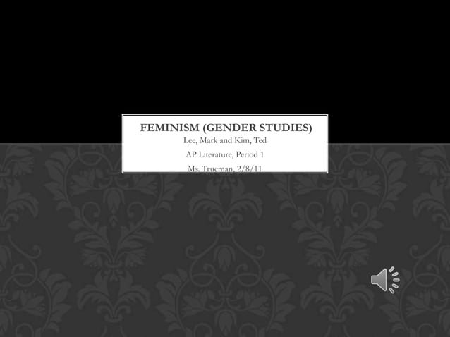 Feminism (Gender studies) | PPTX