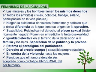 Feminismo de la igualdad | PPTX