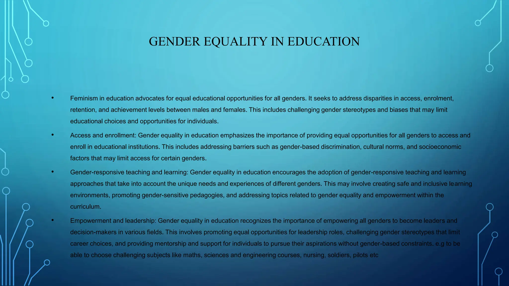 FEMINISM in Education PRESENTATION Slides.pptx