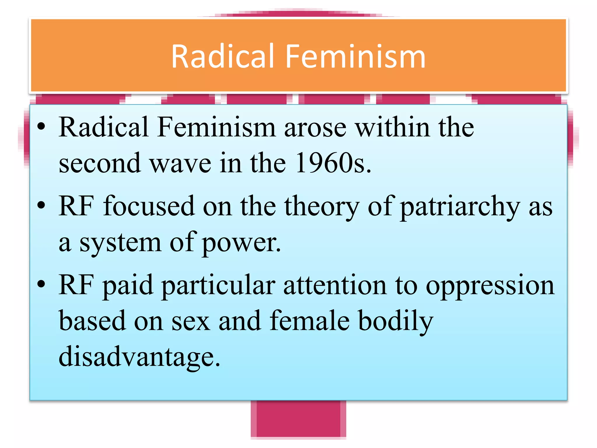Feminism (Feminist Critical Approach) | PPTX