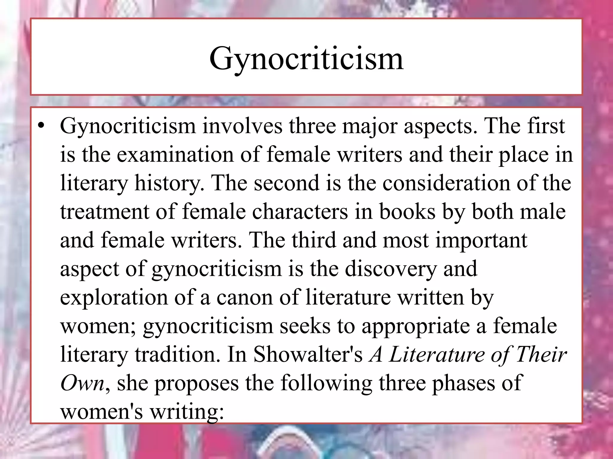 Feminism (Feminist Critical Approach) | PPTX