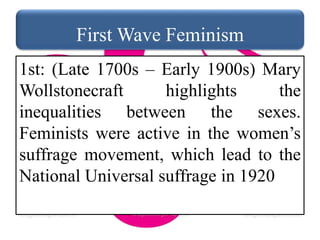 Feminism (Feminist Critical Approach) | PPTX